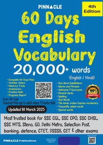 Pinnacle 60 Days English Vocabulary | 20,000+ Words | Latest 4th ...