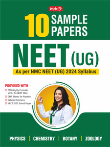 NEET 10 Sample Papers as per NMC NEET UG 2024 Syllabus | NEET Mock Test ...