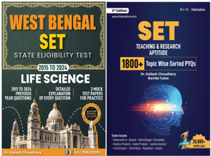 WB SET Life Science And SET Aptitude Paper 1 Marathi PYQ Combo Books ...