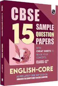 PW CBSE 15 Sample Question Papers Class 12 English for 2024 Exam (Mock ...