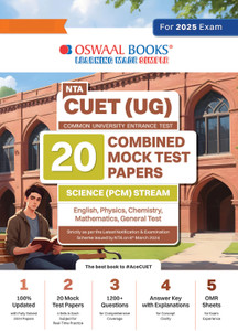 Oswaal CUET (UG) 20 Combined Mock Test Papers Science (PCM) Stream ...