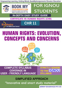 IGNOU CHR 11 Human Rights: Evolution, Concepts and Concerns In Depth ...