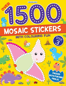 1500 Mosaic Stickers Book 3 with Colouring Fun - Sticker Bok for Kids ...