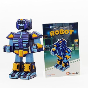 Mittimate Make Your Own – Robot | 3D Paper Construction Model for Kids ...