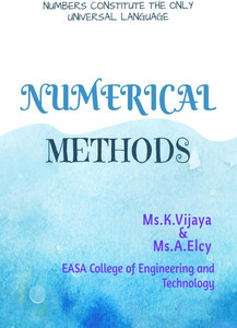 NUMERICAL METHODS: Buy NUMERICAL METHODS by Ms.K.VIJAYA, amp, Ms.A.ELCY ...