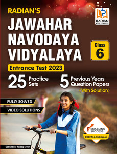 Jawahar Navodaya Vidyalaya (JNV) 25 Practice Set with 5 Solved Papers ...