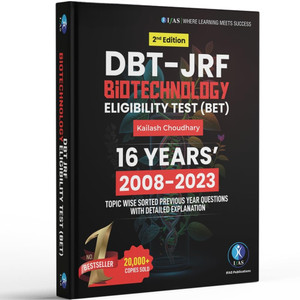 DBT JRF BIOTECHNOLOGY ELIGIBILITY TEST Previous Year Questions With ...