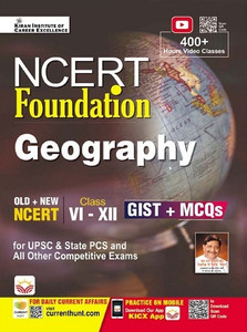 NCERT Foundation Geography Class VI to XII GIST+MCQs (English Medium ...