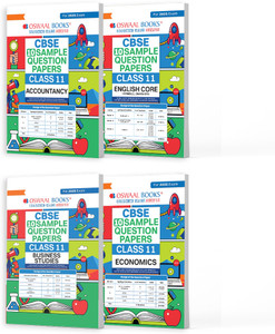CBSE Sample Question Papers Acc, Eng, BS & Eco Class 11 (Set of 4) For ...