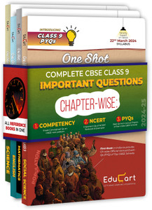 Educart CBSE Class 9 One Shot Question Bank 2024-25 Science ...
