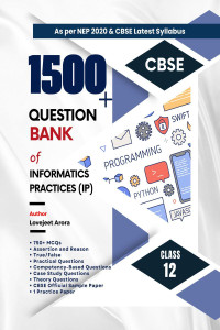 Question Bank Class 12 CBSE - Informatics Practices (IP): Buy Question ...