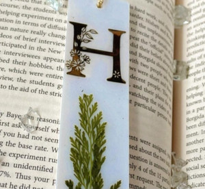Styleensbysaakshi Initial Leaf Resin Bookmark Resin Bookmark Price in ...