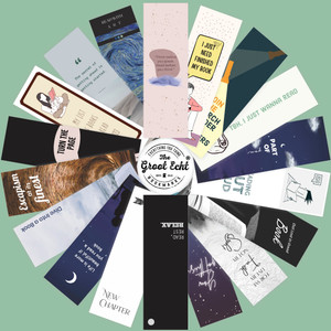 The Groot Echt TGE Bookmarks for Novels & Books, Set of 18 Aesthetic ...