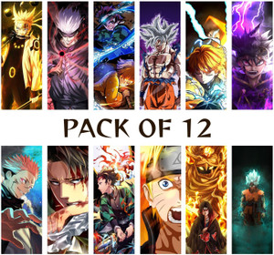 Posternet Bookmarks For Anime Lovers Set Of 12 Pcs Specially Designed ...