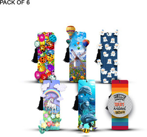 ULTRA 3D Lenticular Bookmarks for Books | Set of 6| Multiple Cute ...