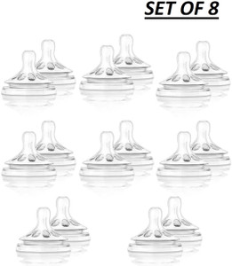 PHILIPS Avent Natural Teat 4 Holes Fast Flow for 6months and above, Set ...