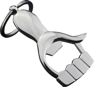 Trimurti Hand Bottle Opener with keyring for men women 304 Silver ...