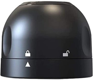 GrihaGlow Champagne Lock, Reusable Black Champagne Stopper,Vacuum ...