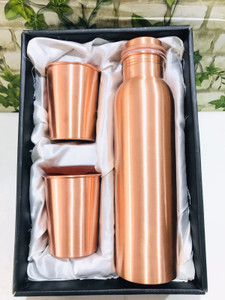 Divian Pure Copper Bottle & Glass Set 950 ml Bottle - Buy Divian Pure ...