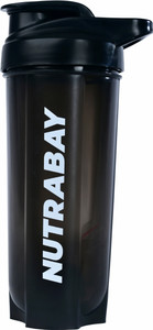 Nutrabay Black Shaker Bottle 700 ML 700 ml Plastic Shaker - Buy ...