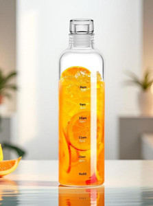 MAA ECOMMERCE Premium Glass Water Bottle for Office, Gym & Travel ...