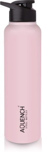 AQUENCH LEAN 1L Stainless Steel Pink Coloured Water Bottles 1000 ml ...