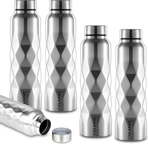 Classic Essentials Stainless Steel Puro Water Bottle 1000ml(Pack of 5 ...
