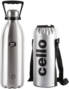 cello Swift SS Double Walled Flask with Thermal Jacket, Hot and Cold ...