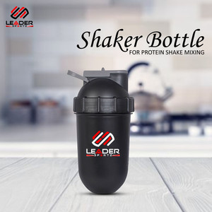 Leader Sportz Protein Bullet Shaker Bottle with Extra Compartment ...