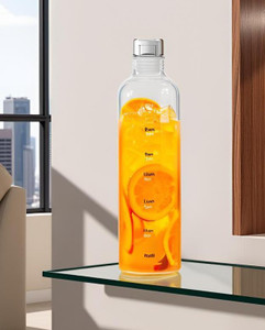 MAA ECOMMERCE Premium Glass Water Bottle for Office, Gym & Travel ...