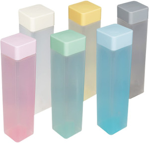 RK EMPIRE frosty Plastic Food Grade Fridge Square Bottle 6 Pieces ...