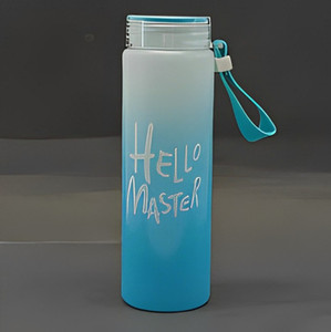 Glasso Hello Master Water Bottle, Glass Bottle, Leak Proof, BPA Free ...