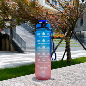 B AND S ENTERPRISE Unbreakable Water Bottle 1Ltr with Motivational Time ...