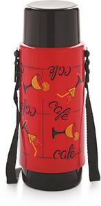 cello Sensation Vacuum Insulated Flask with Belt 1000 ml Plastic Flask ...
