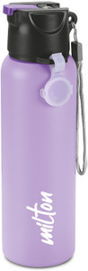 MILTON Sipstar 750 Stainless Steel Water Bottle with Sipper Lid, 690 ml ...