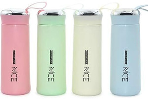 Flipkart.com | catbee Premium Nice Glass Water Bottle 400ml (Pack of 4 ...