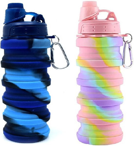 Da Novira Silicon Expandable & Foldable LightWeight Water Bottle 500ml ...