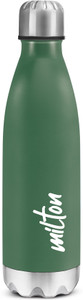 MILTON Shine 800 Stainless Steel Water Bottle, Military Green 700 ml ...
