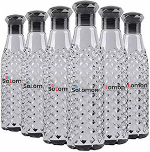 Solomon ®Premium Quality Diamond Water bottle for Fridge-(Pack of 6 ...