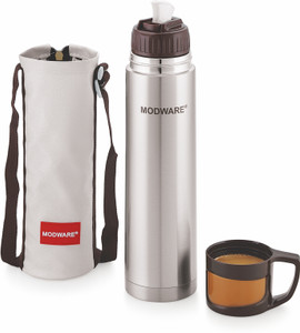 MODWARE Stainless Steel Vacuum Insulated Flask with Cover Hot & Cold ...