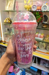 RKUnique Unicorn Sipper Glass/ Sipper With Straw For Girls, 1 Piece ...