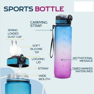 Ridhi Sidhi Rainbow Elegant sipper / Zym bottle 1000 ml PET Sipper ...