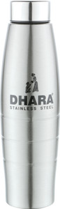 Dhara Stainless Steel Pure & fresh 600 ml Water Bottle, Set of 1 600 ml ...