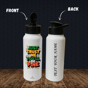 K K CROSI Your Name Written Stainless Steel Thermos Customized ...