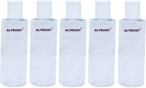 Altruist Empty Clear Plastic Sample Bottle with Flip Caps (300ml) Pack ...