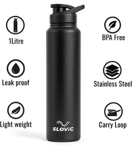 SLOVIC Durable & Stylish Leak-Proof 1000 ml Stainless Steel Bottle ...