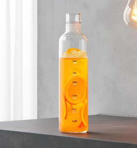 MAA ECOMMERCE Premium Glass Water Bottle for Office, Gym & Travel ...