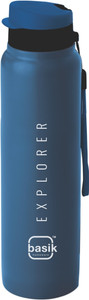 BASIK EXPLORER 1100 Single Wall Stainless Steel Bottle - Blue 950 ml ...