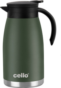 cello Duro Stainless Steel Pot with Double Wall Vacuum Insulation & Non ...