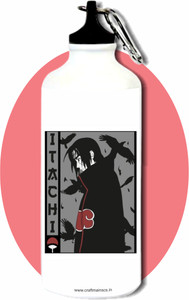 craft maniacs ITACHI UCHIHA NAME STICKER 600 ML SIPPER BOTTLE FOR ANIME ...